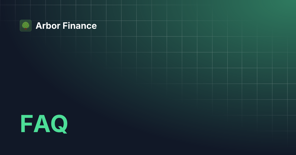 FAQ | Arbor Finance
